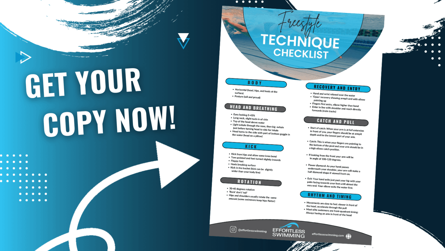 Freestyle Checklist - Effortless Swimming